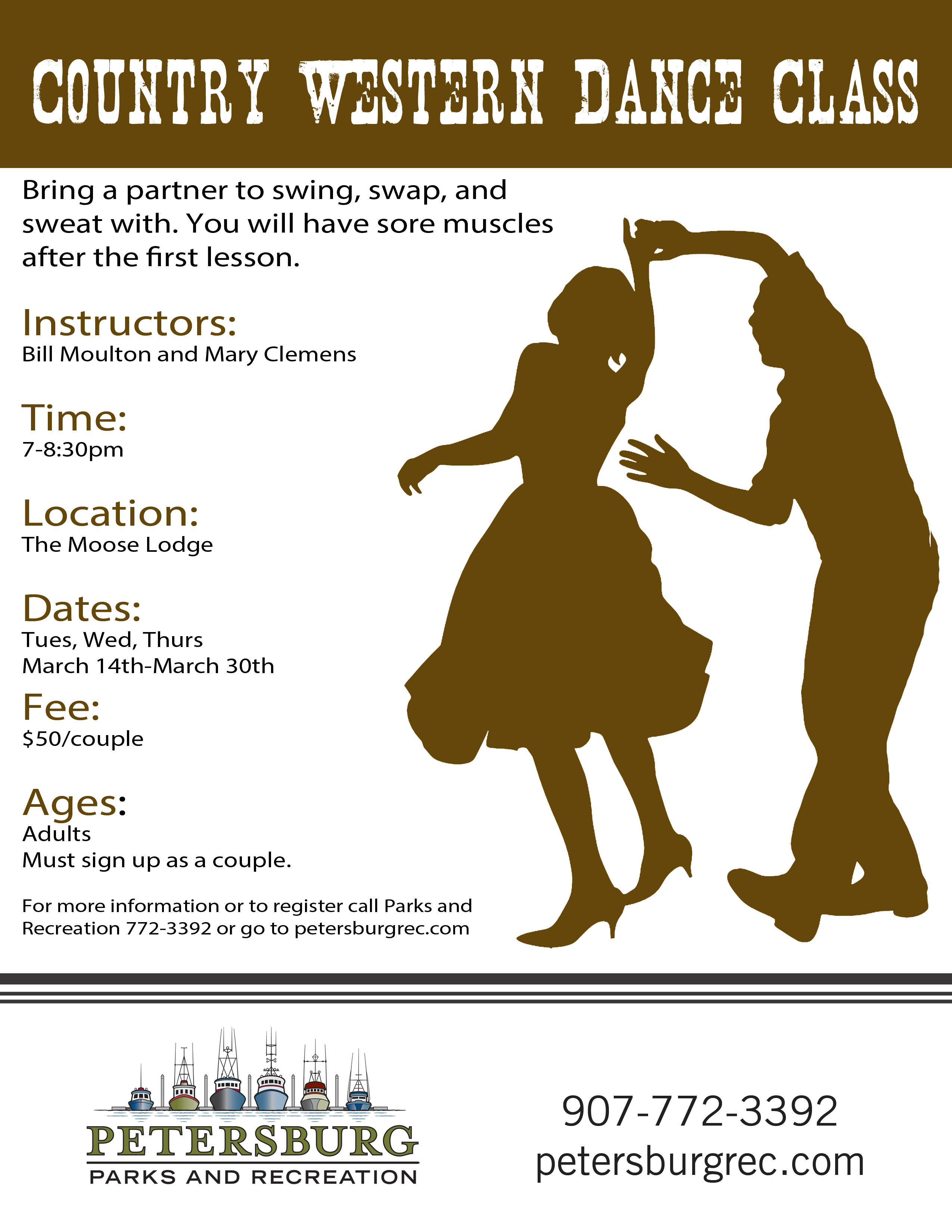 Petersburg Parks & Recreation: Country Western Dance Class