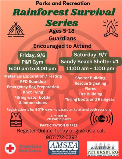 Petersburg Parks & Recreation: The Rainforest Survival Series!